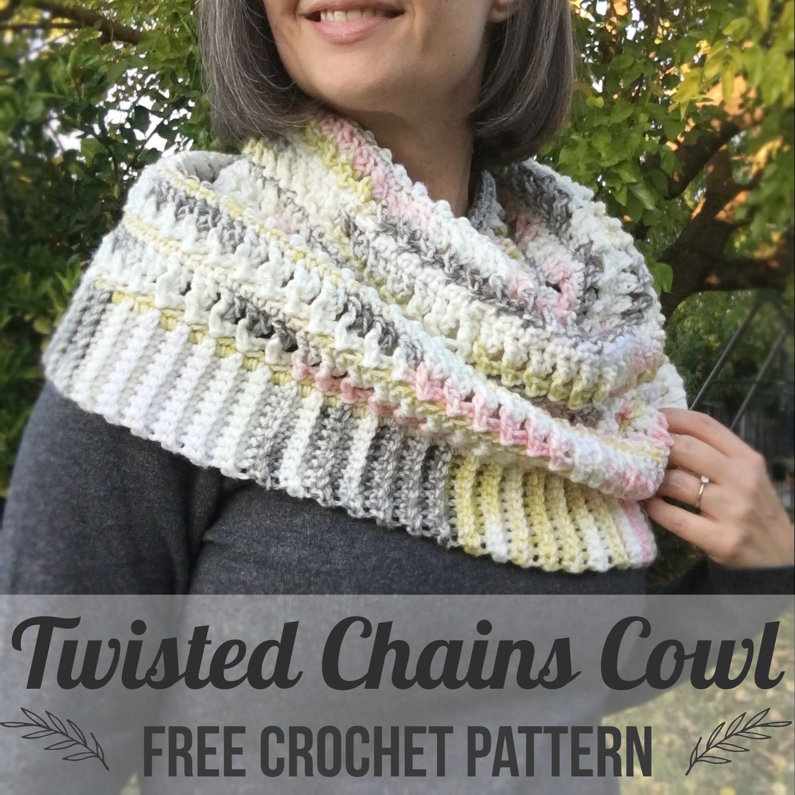 Twisted Chains Cowl - Free Crochet Pattern - Cute As A Button Crochet